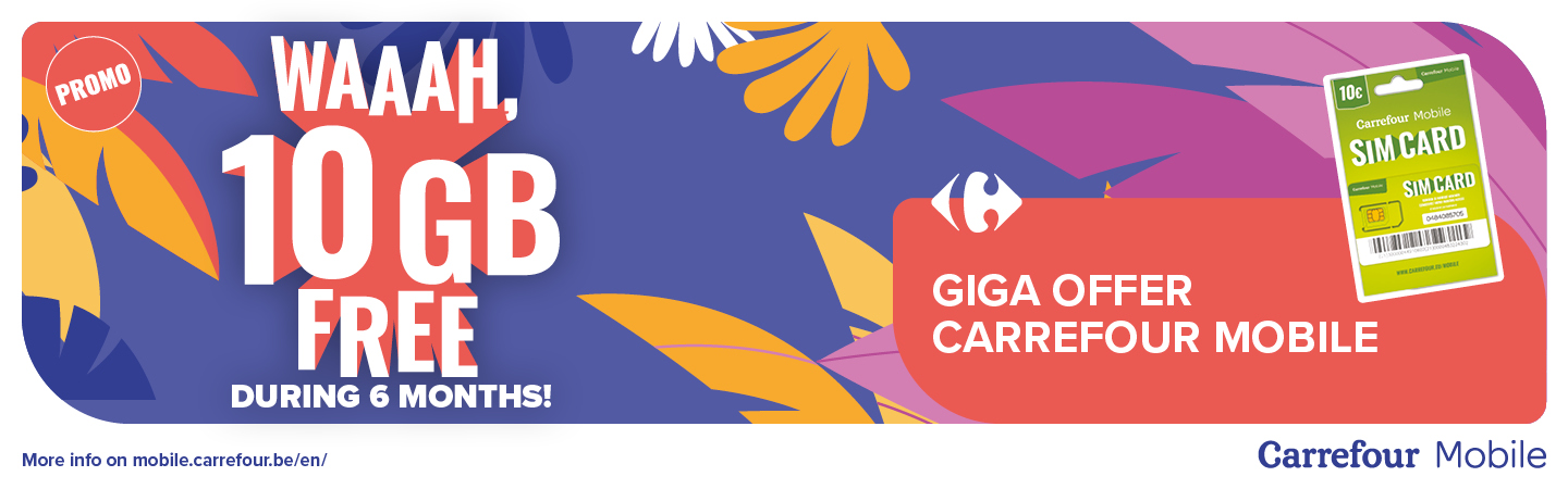 Carrefour Mobile, the cheapest bundle in Belgium. | Carrefour Mobile